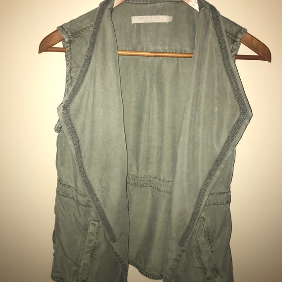 Max Jeans | Jackets & Coats | Max Jeans Utility Drape Vest | Poshmark